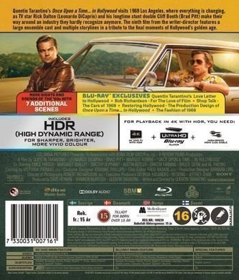 Once Upon a Time in Hollywood (4K Ultra HD + Bl.. | Köp på Tradera ...