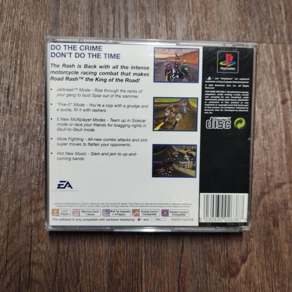 Road Rash Jailbreak - PlayStation 1 | Köp på Tradera (713530433)