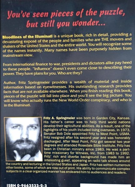 Fritz Springmeier Bloodlines of the Illuminati .. | Köp på Tradera ...