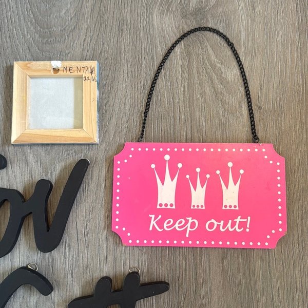 3 skyltar / tavlor häst sov gott rosa prinsessa.. | Köp på Tradera ...