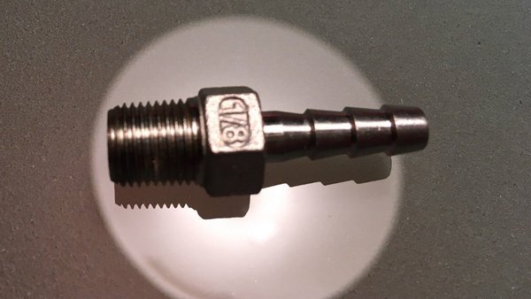 Rostfri slangkoppling 1/8 NPT | Köp på Tradera (711927826)
