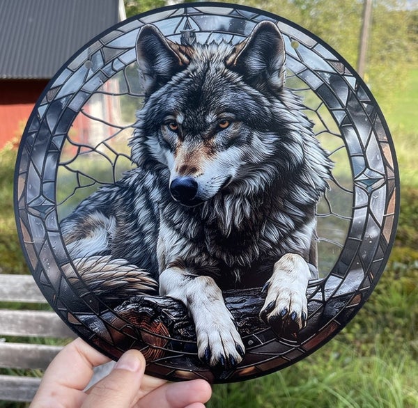 Solfångare STOR Varg Wolf Fenrisulv Nordisk Myt.. | Köp på Tradera ...