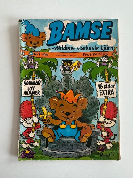 Bamse, serietidningar, 1973 till 1979 | Köp & sälj begagnat & oanvänt ...