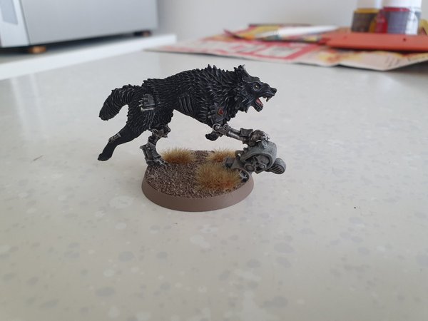 Warhammer 40k - Space Wolves - Cyberwolf - Fine.. | Köp på Tradera ...