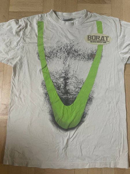 Se produkter som liknar T-shirt Mankini BORAT Large B.. på Tradera ...