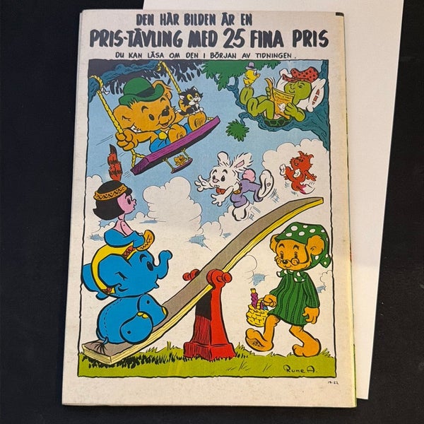 BAMSE NR 7 1974, Bamse - Världens starkaste bjö.. | Köp på Tradera ...