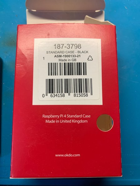 Raspberry Pi 4 Standard Case, Black, ASM-190013.. | Köp på Tradera ...