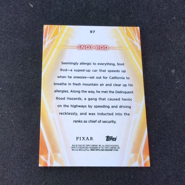 Disney 2026 topps Neon Disney Pixar Cars Snot R.. | Köp på Tradera ...