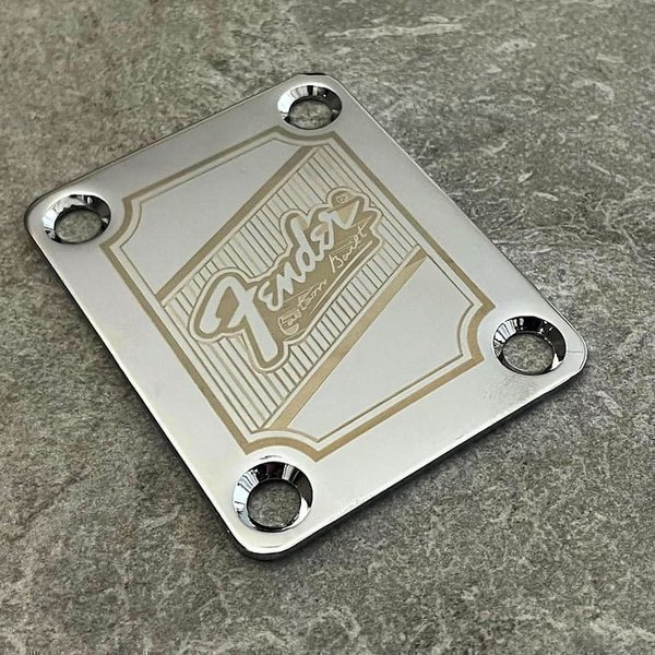 Custom Guitar Neck Plate – .. | Köp från Falkon.guitars på Tradera ...