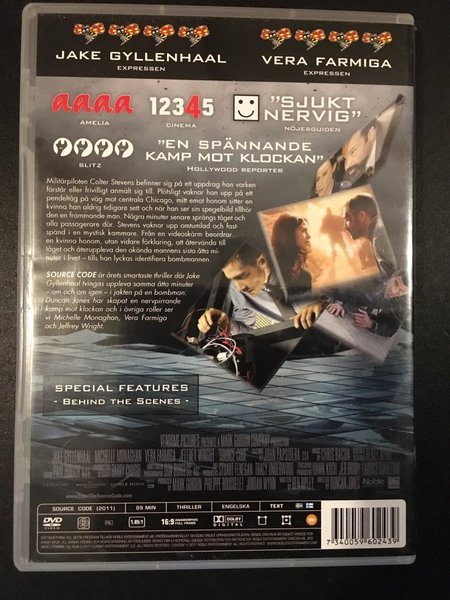Source Code - DVD (2011)(Beg) Gyllenhaal | Köp på Tradera (707990443)