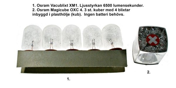 Osram Magicube OXC 4 och Osram Vacublixt XM1 | Köp på Tradera (734727858)
