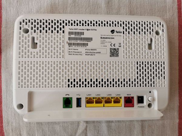 Se Produkter Som Liknar Router Sagemcom Telia F St 53 På Tradera 576910303