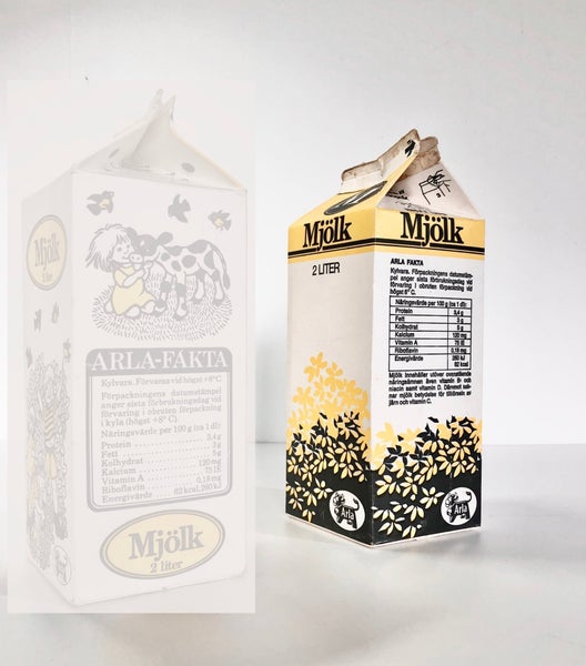 Se produkter som liknar Mjölkpaket 1982, 2 liter – re.. på Tradera ...