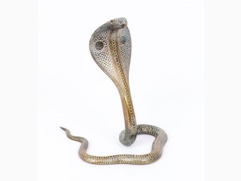Skulptur i Mässing - Kobra - Orm | Barnebys