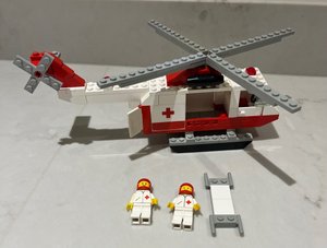 Lego 6691 Red Cross Helicopter (1981) komplett .. | Köp på Tradera ...