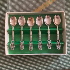 GENSE Silverskedar, Kaffeskedar i äkta silver, .. | Köp på Tradera ...