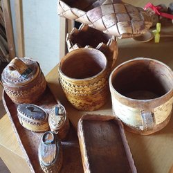 Handicrafted Handwork in Birch Wood Wooden Work | Buy & sell used ...